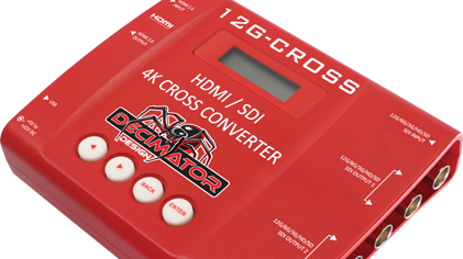 DECIMATOR DESIGN红蜘蛛12G-CROSS HDMI/SDI 4K CROSS CONVERTER 中国正式发售 - 依马狮视听工场